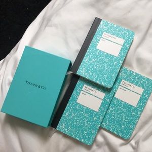 Tiffany & Co. | Office | Tiffany Co Set Of 3 Notebooks | Poshmark
